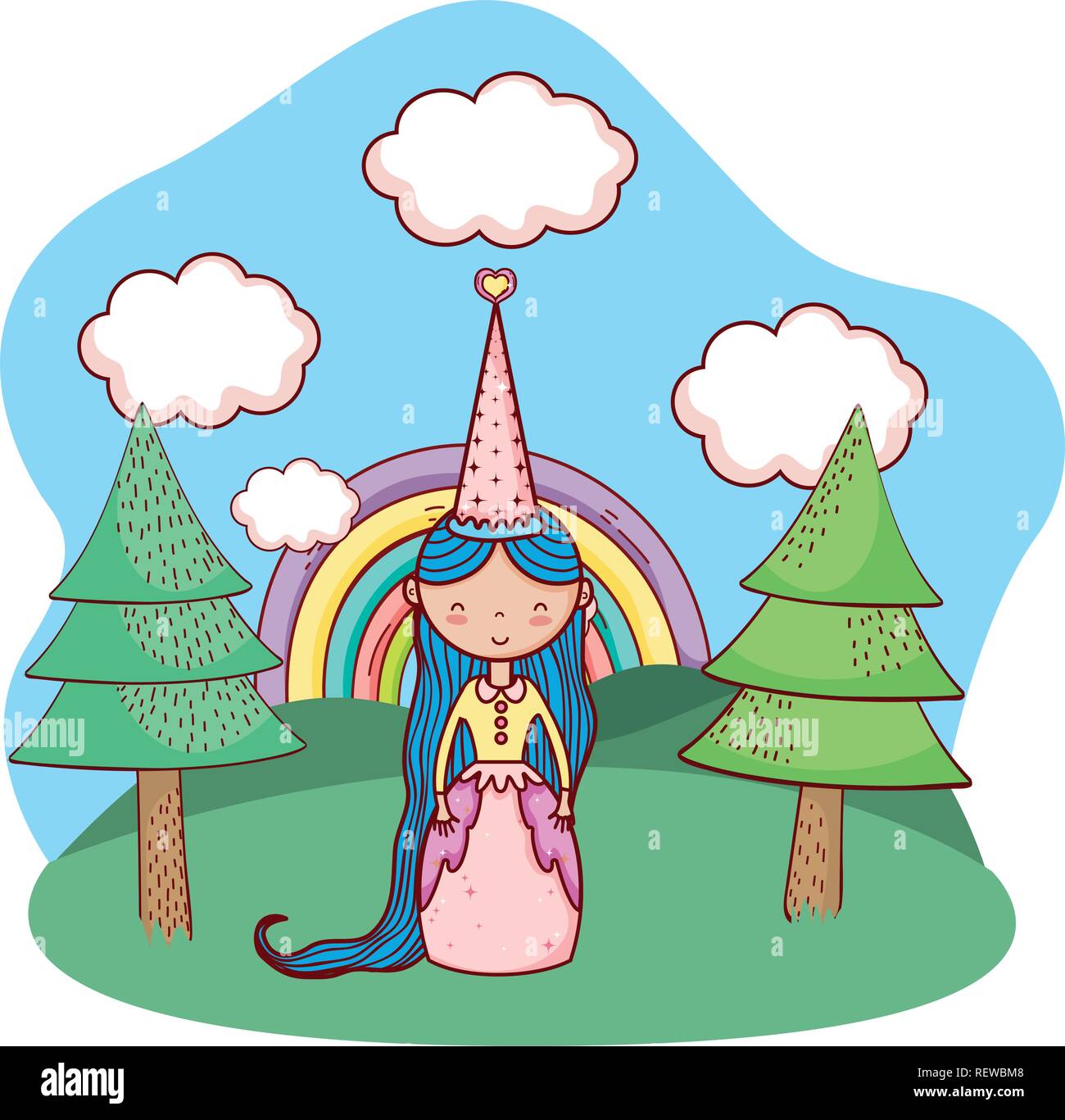 fairytale character cartoon Stock Vector Image & Art - Alamy