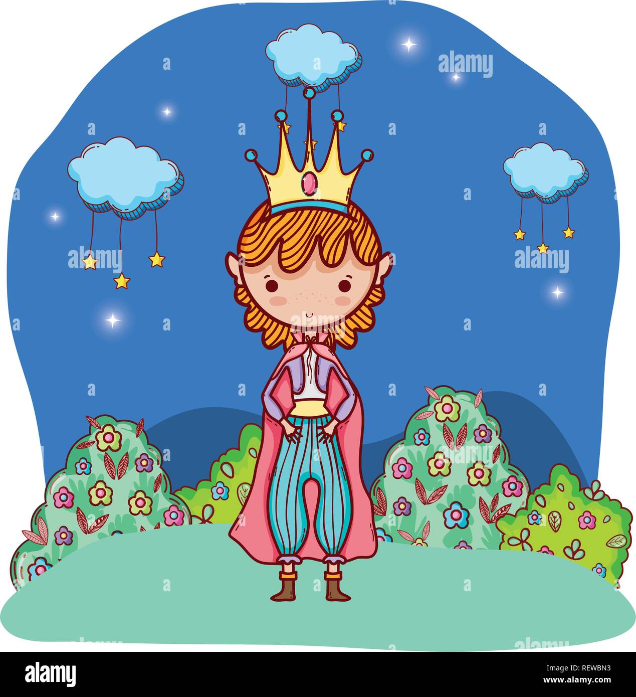 fairytale character cartoon Stock Vector Image & Art - Alamy