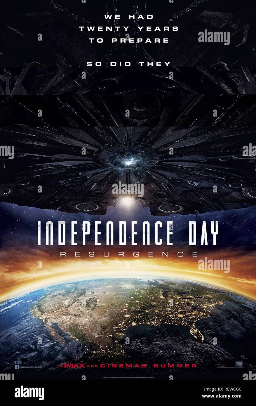 Independence Day Movie Poster High Resolution Stock Photography and ...