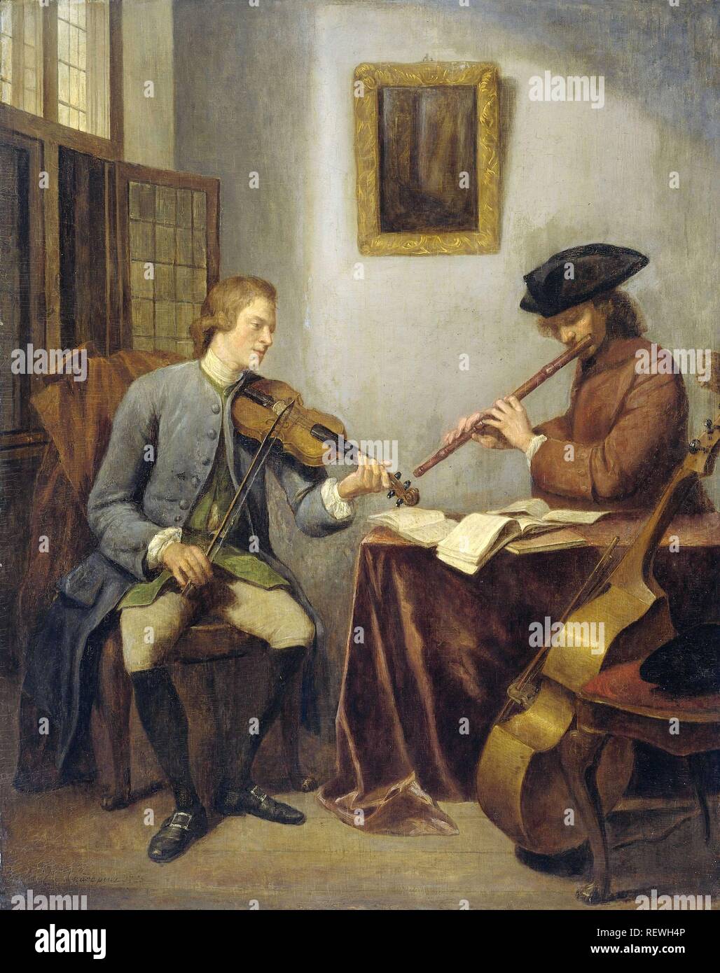 18th century painting of musicians hi-res stock photography and images ...