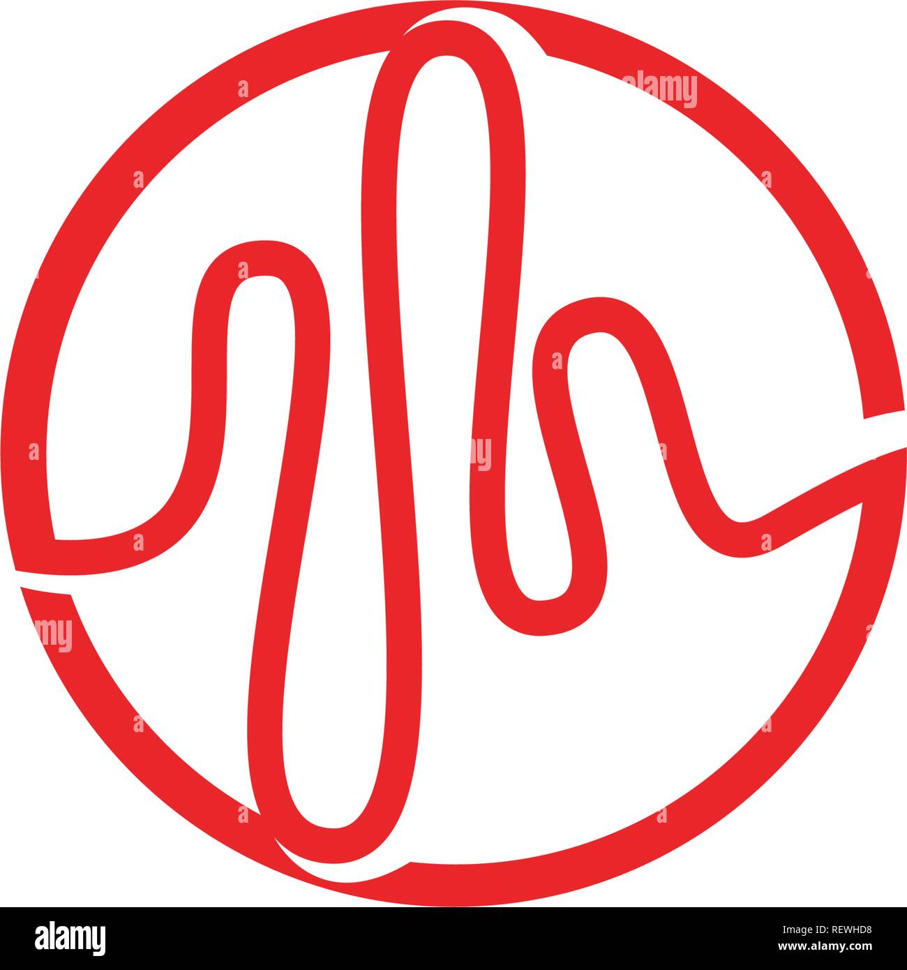 sound wave ilustration logo vector icon template Stock Vector Image ...