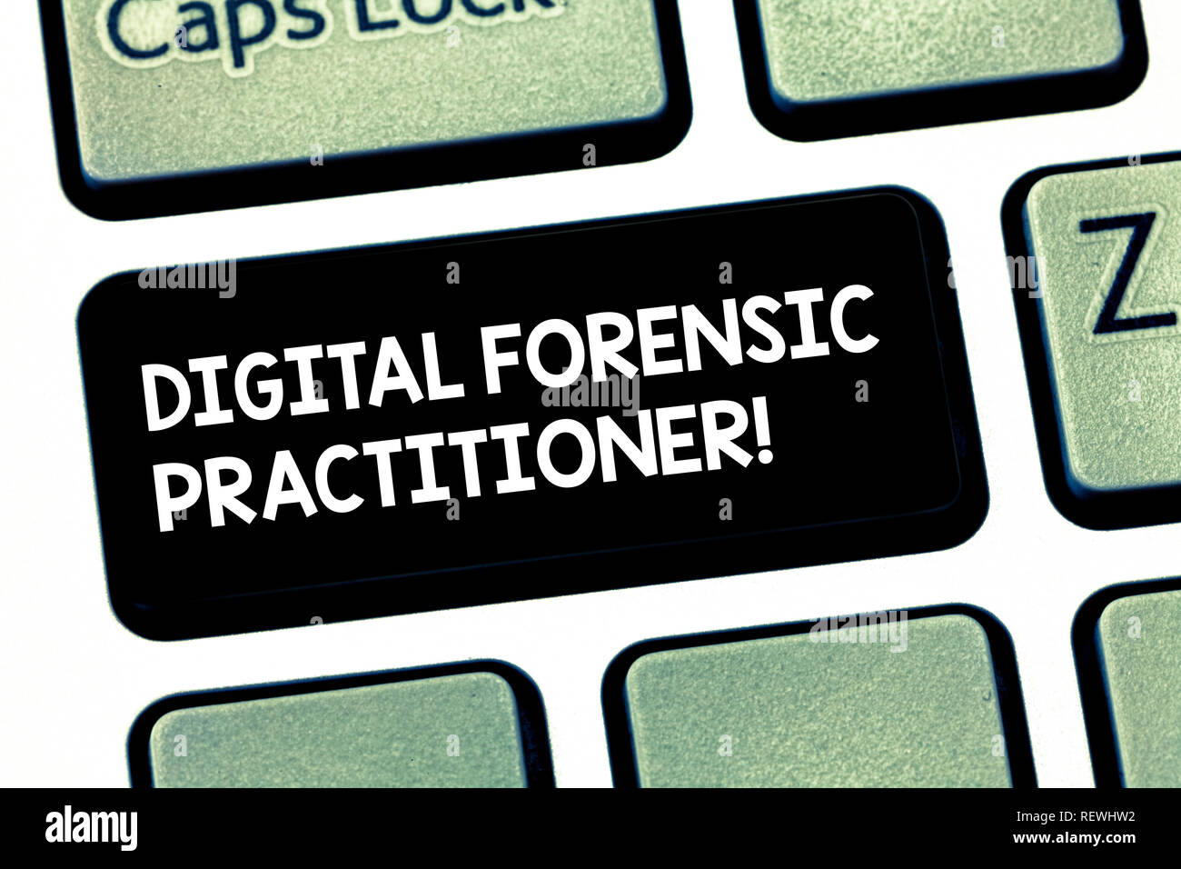 Word writing text Digital Forensic Practitioner. Business concept for ...