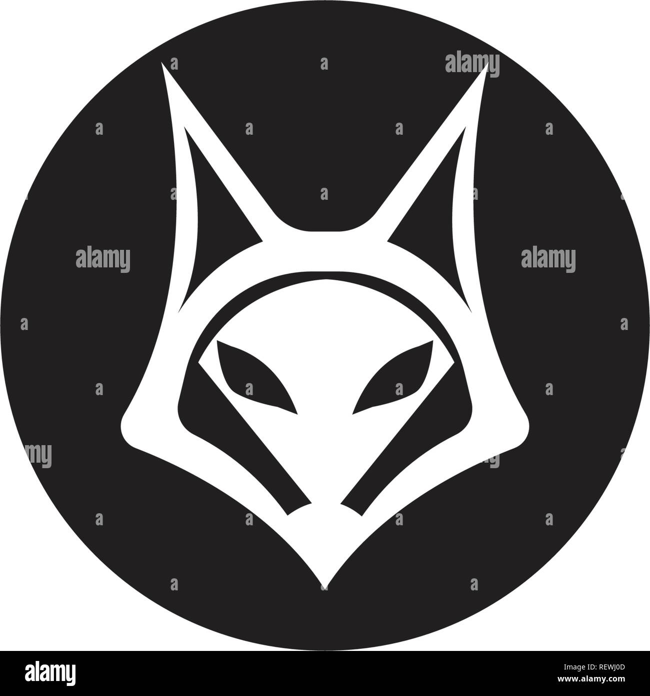 Fox logo vector template Stock Vector Image & Art - Alamy