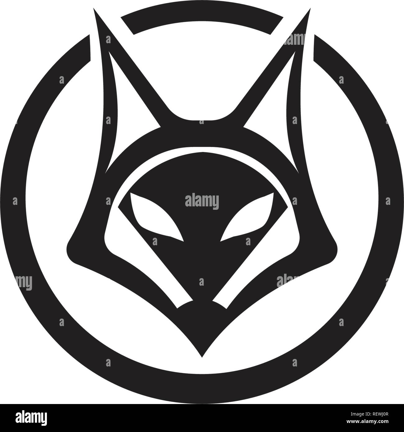 Fox logo vector template Stock Vector Image & Art - Alamy