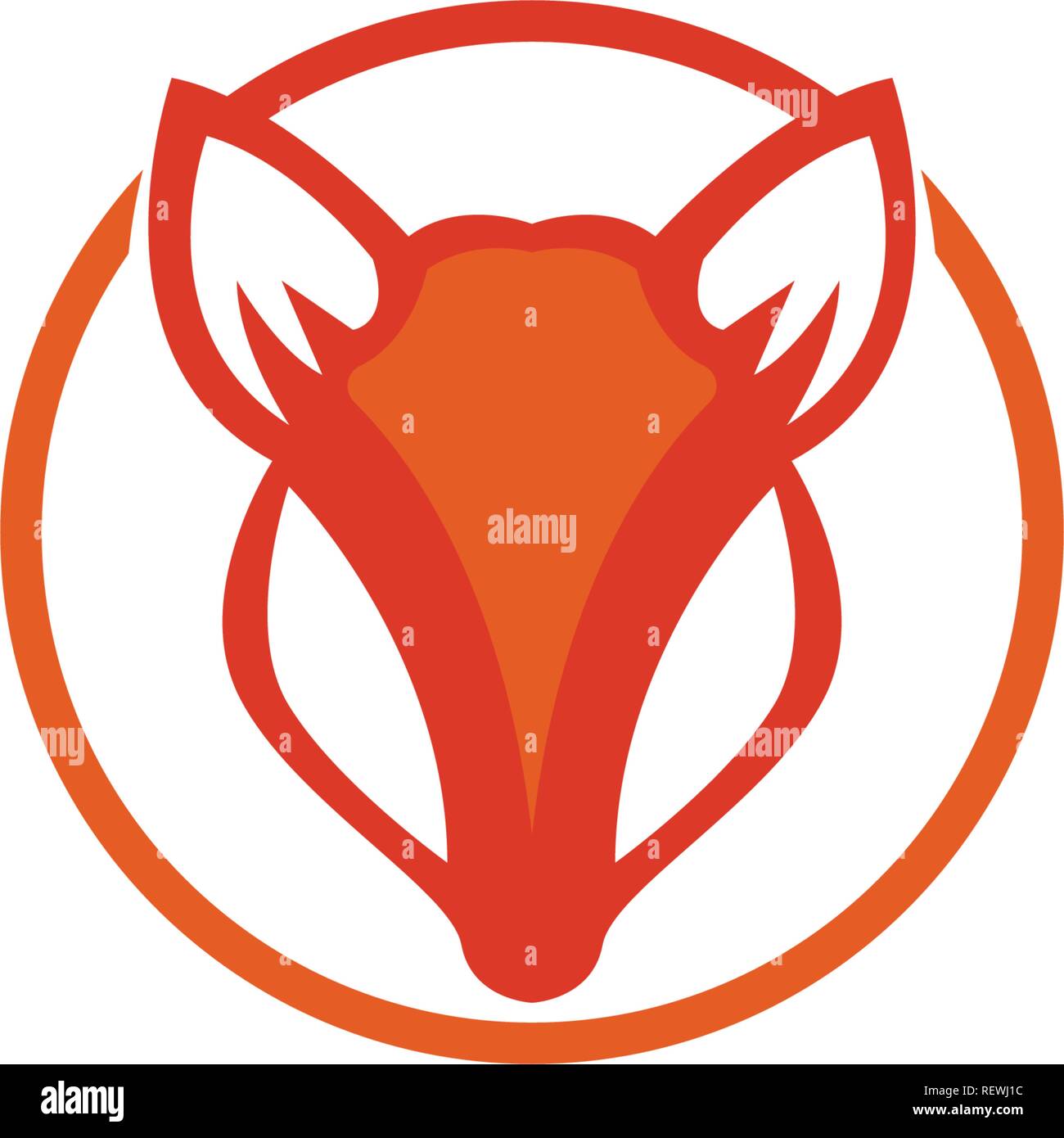 Fox logo vector template Stock Vector Image & Art - Alamy