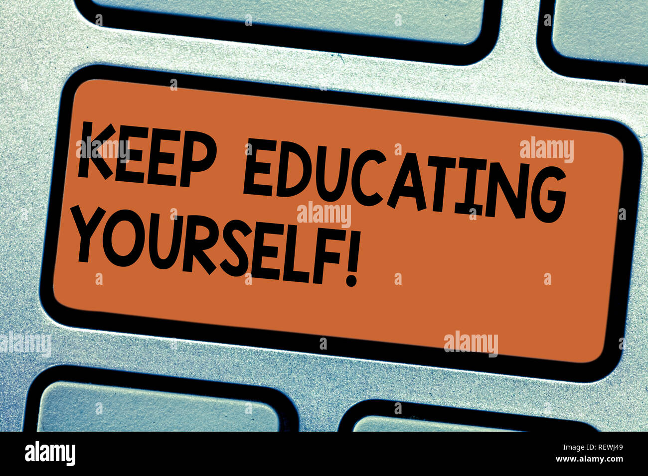 Word writing text Keep Educating Yourself. Business concept for Never ...