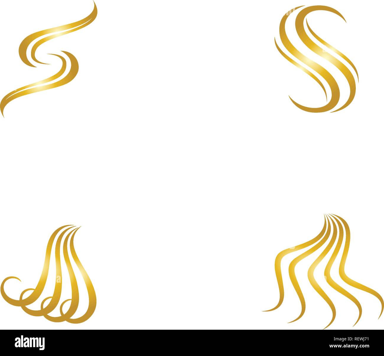 Hair wave logo vector ion template Stock Vector Image & Art - Alamy