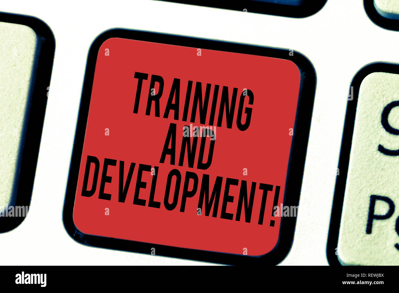 Writing note showing Training And Development. Business photo ...