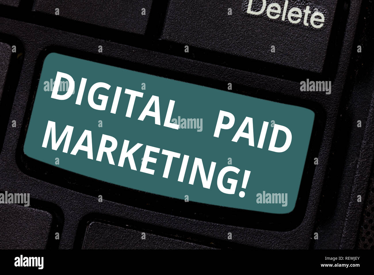 Text sign showing Digital Paid Marketing. Conceptual photo marketing ...