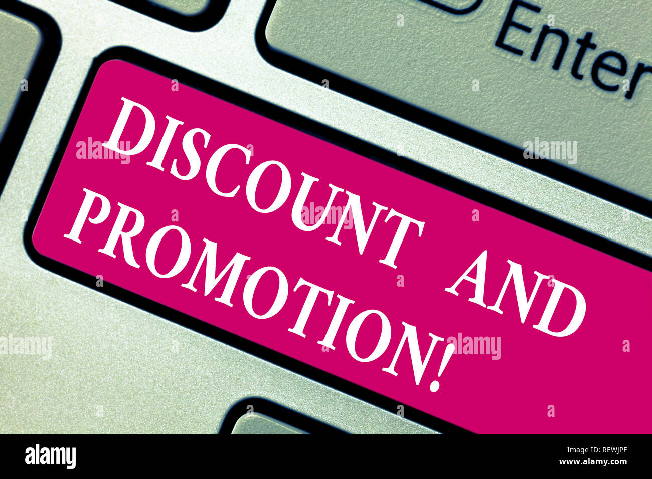 Word writing text Discount And Promotion. Business concept for ...