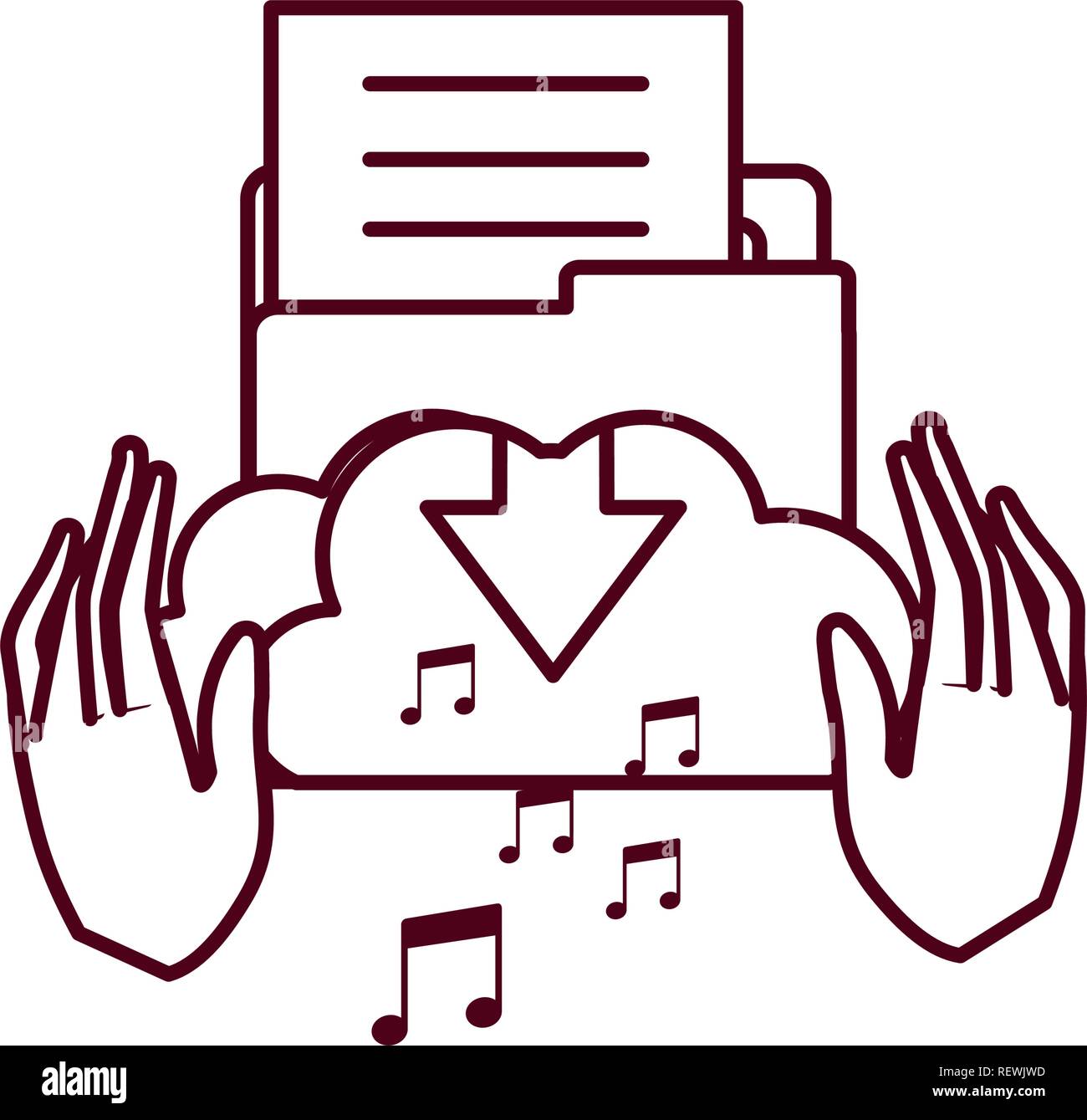 Business hands give folder document hi-res stock photography and images ...