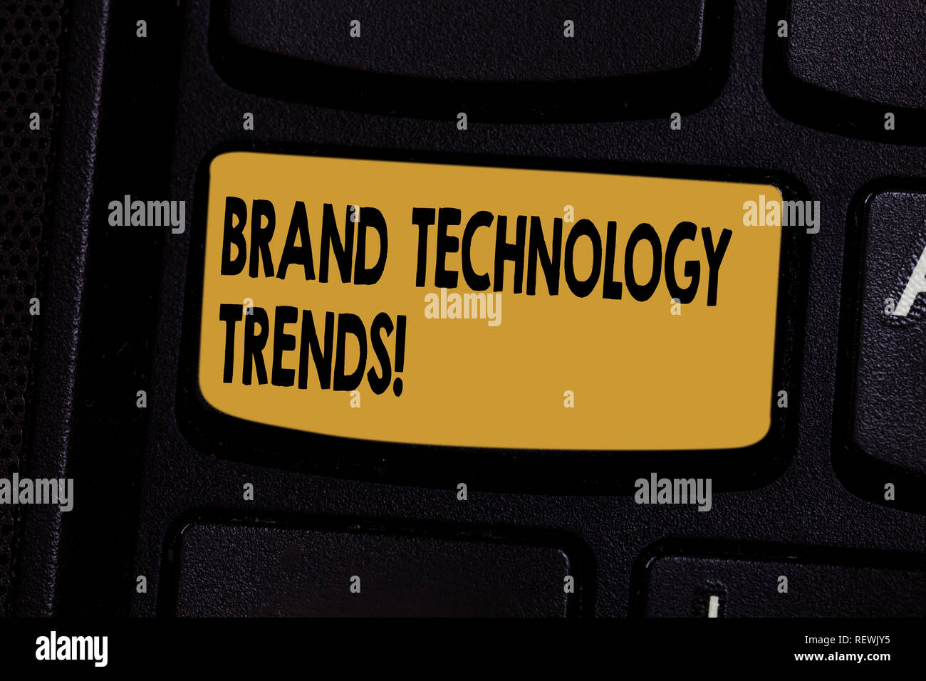 Text sign showing Brand Technology Trends. Conceptual photo ...