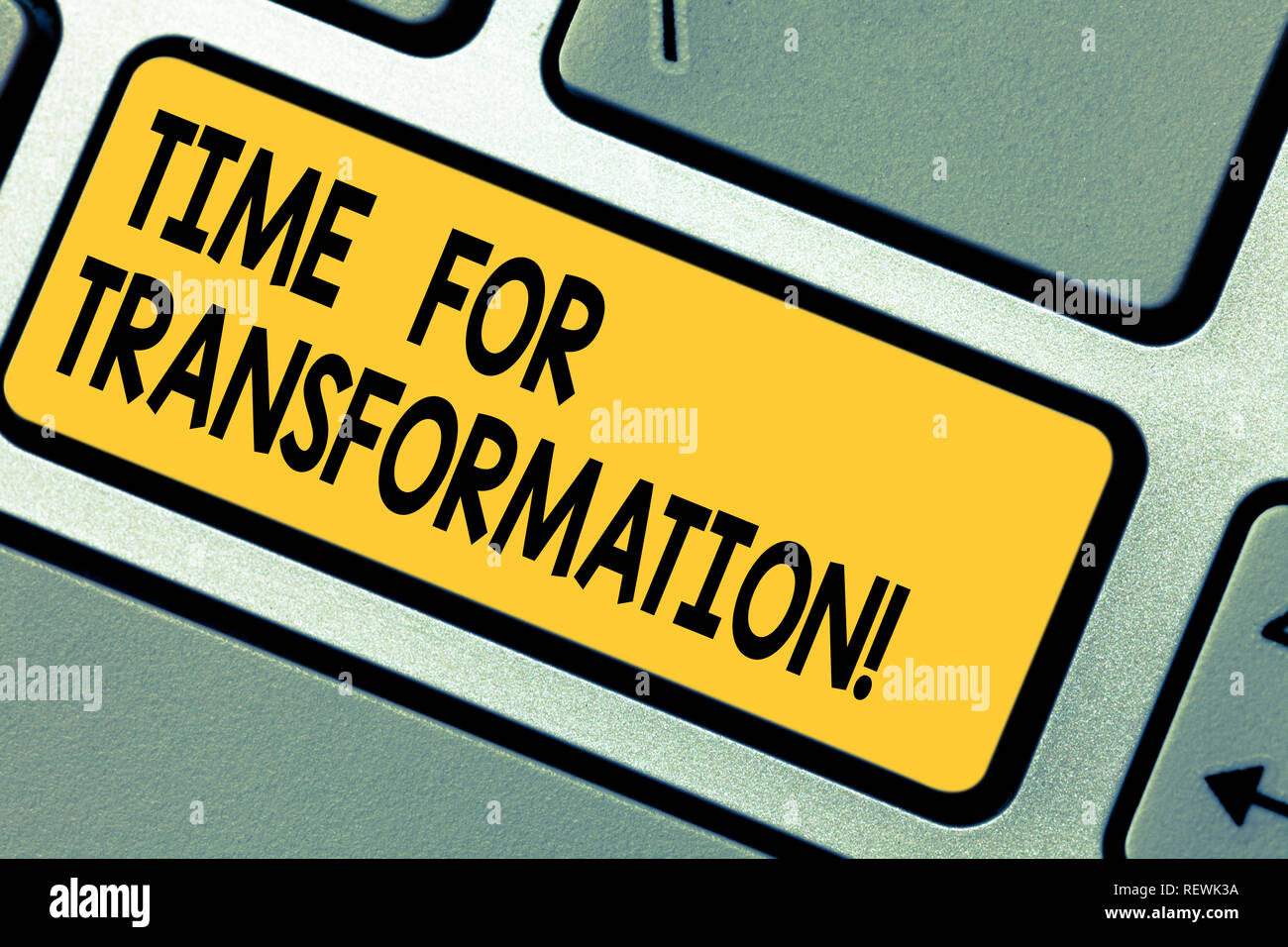 Handwriting text Time For Transformation. Concept meaning Phase for ...