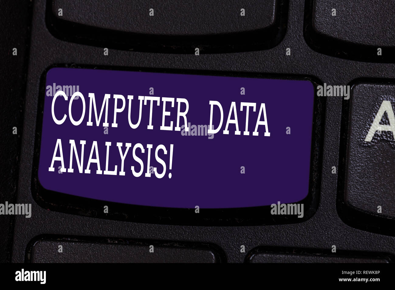 Text sign showing Computer Data Analysis. Conceptual photo using ...