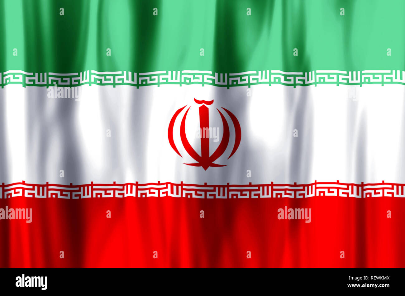 Iran stylish waving and closeup flag illustration. Perfect for ...