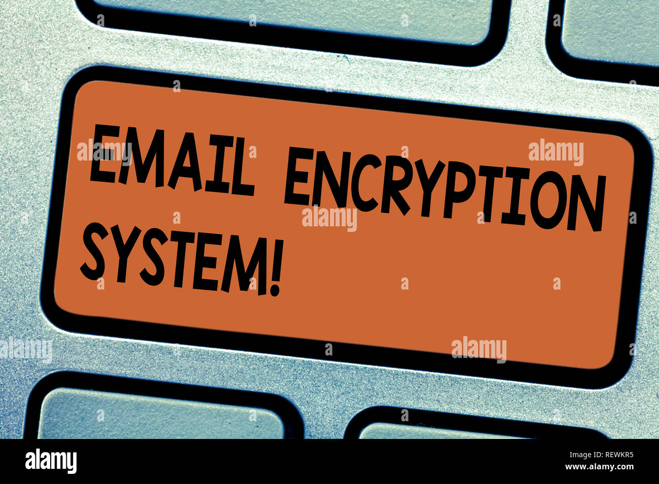 Word writing text Email Encryption System. Business concept for ...
