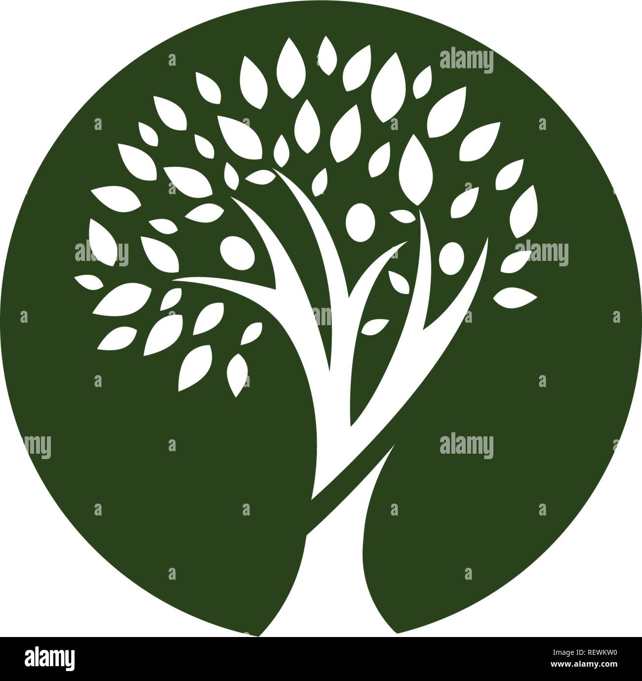 family tree logo template Stock Vector Image & Art - Alamy