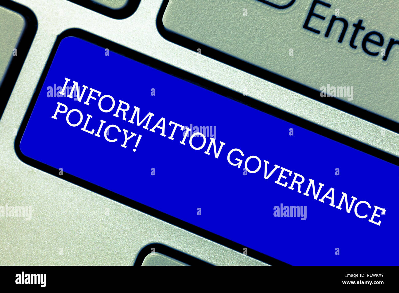 Word writing text Information Governance Policy. Business concept for ...