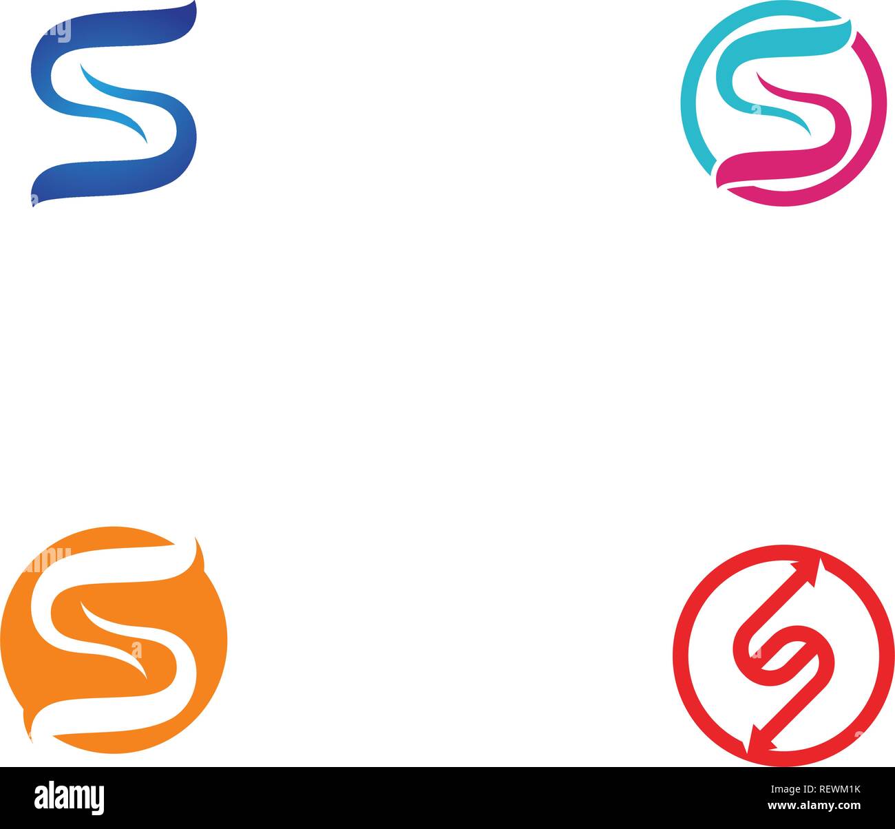 S logo vector Stock Vector Image & Art - Alamy
