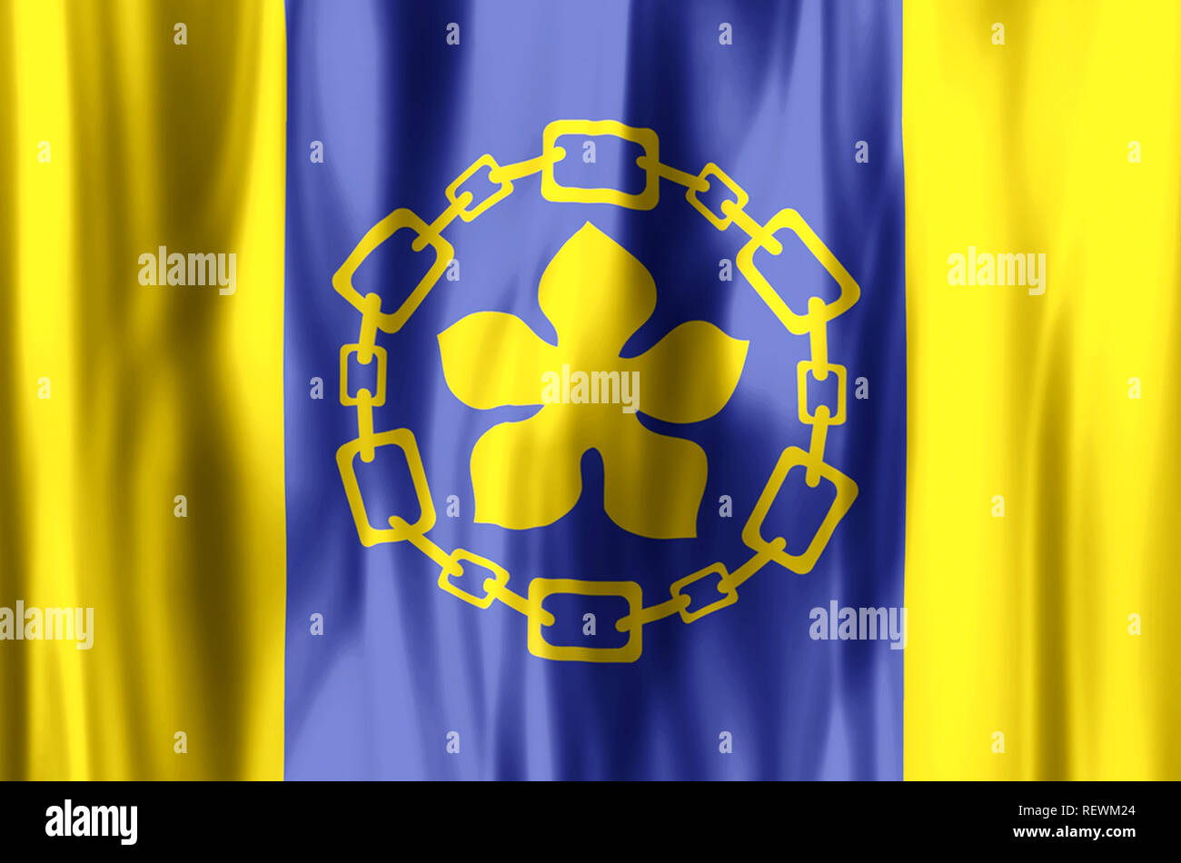 Hamilton stylish waving and closeup flag illustration. Perfect for ...