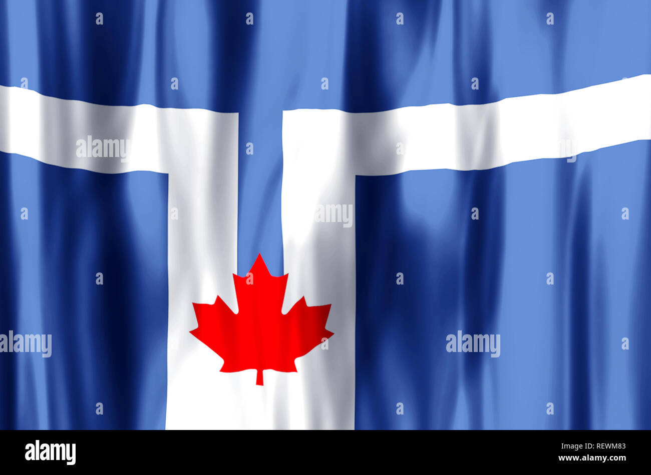 Toronto Flag stylish waving and closeup flag illustration. Perfect for ...
