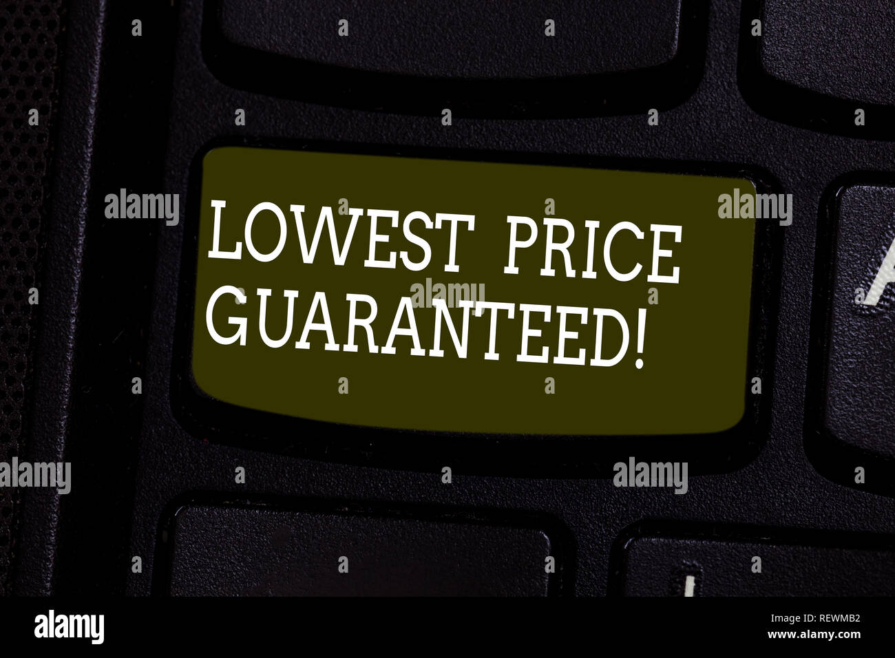 Text sign showing Lowest Price Guaranteed. Conceptual photo Price ...