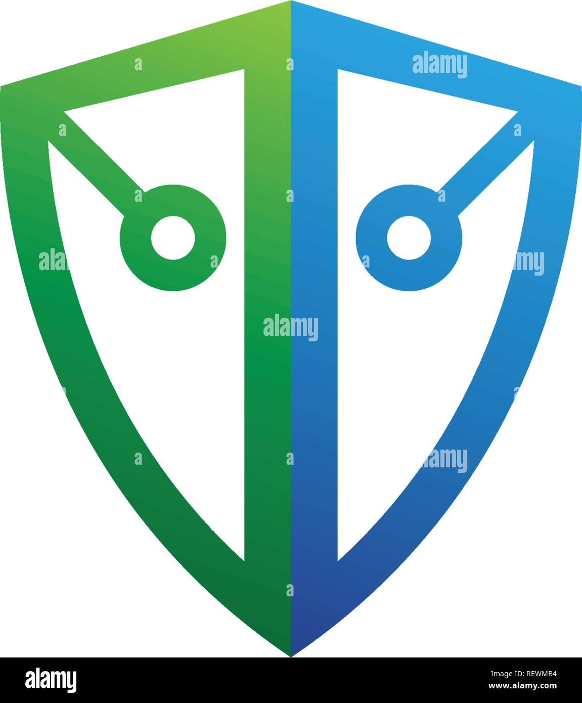 Shield logo and symbol vector Stock Vector Image & Art - Alamy