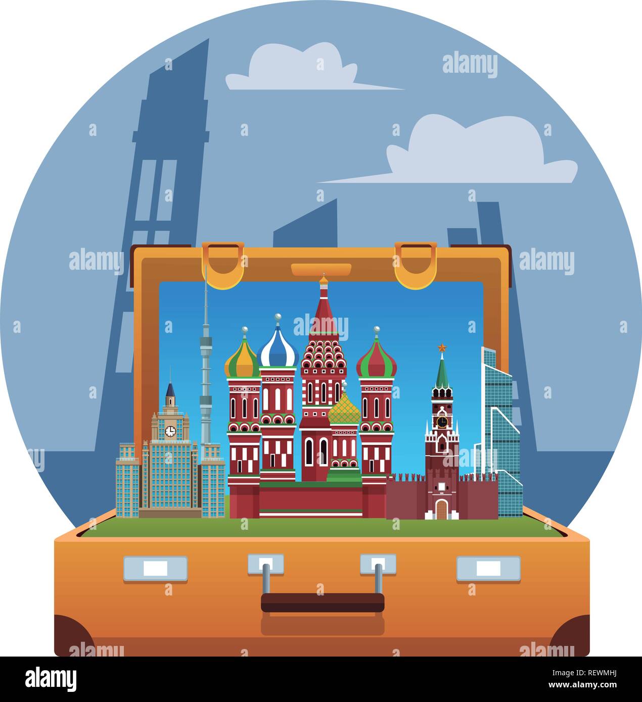 russian relevant buildings Stock Vector Image & Art - Alamy