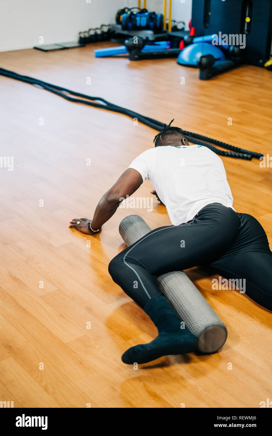 Foam rollers exercise hi-res stock photography and images - Alamy