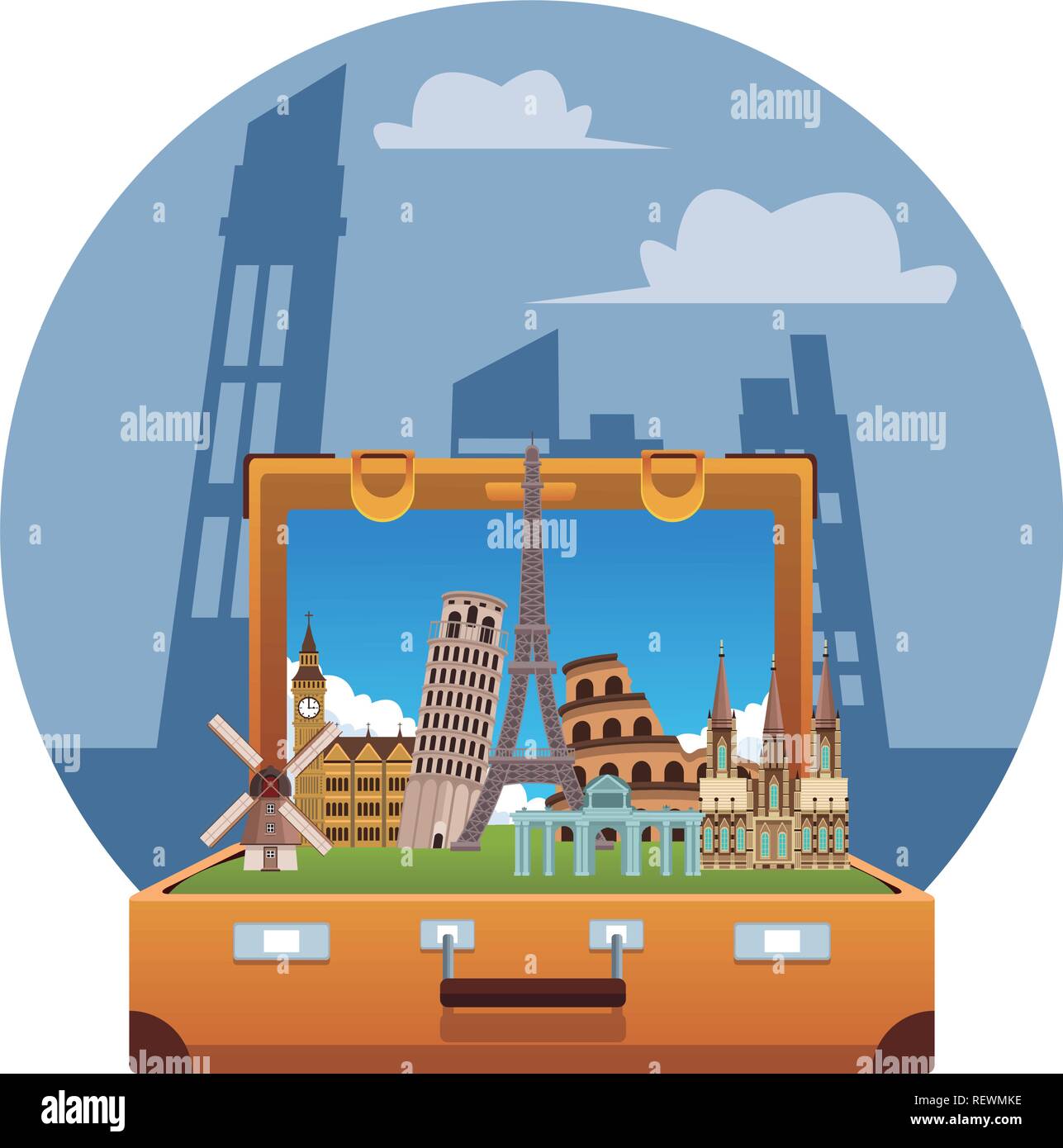 world monuments icon Stock Vector Image & Art - Alamy