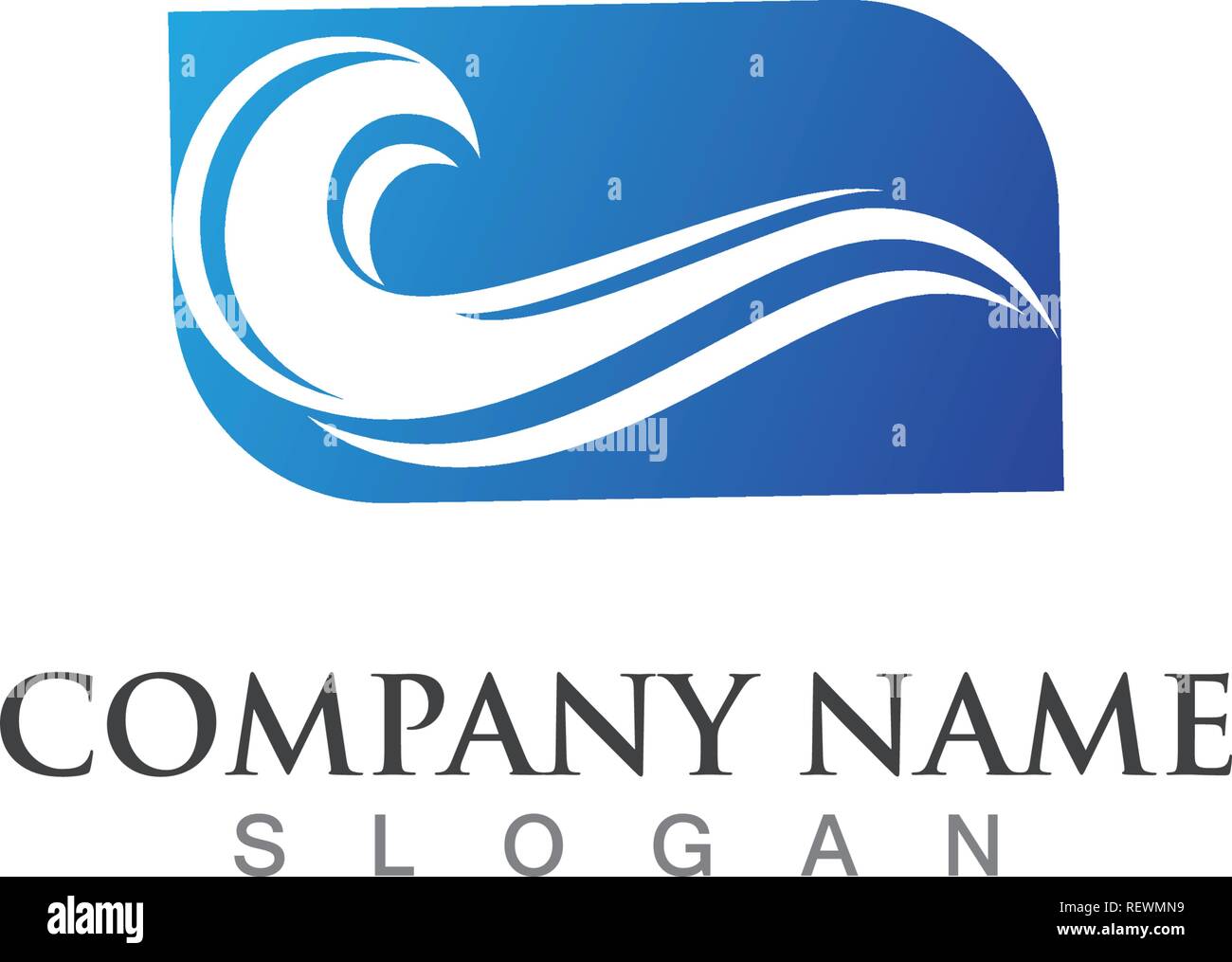 wave water logo beach Stock Vector Image & Art - Alamy