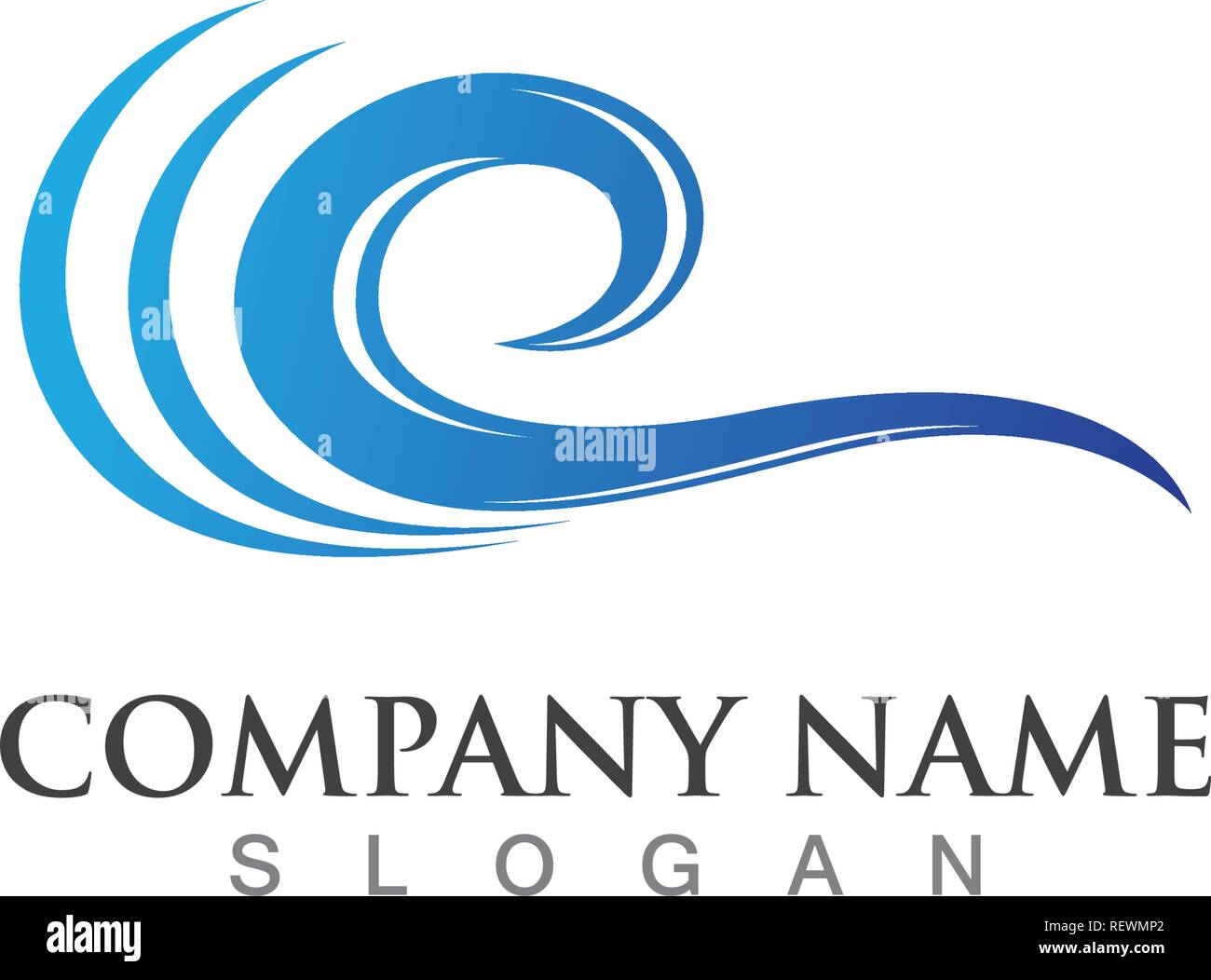 wave water logo beach Stock Vector Image & Art - Alamy