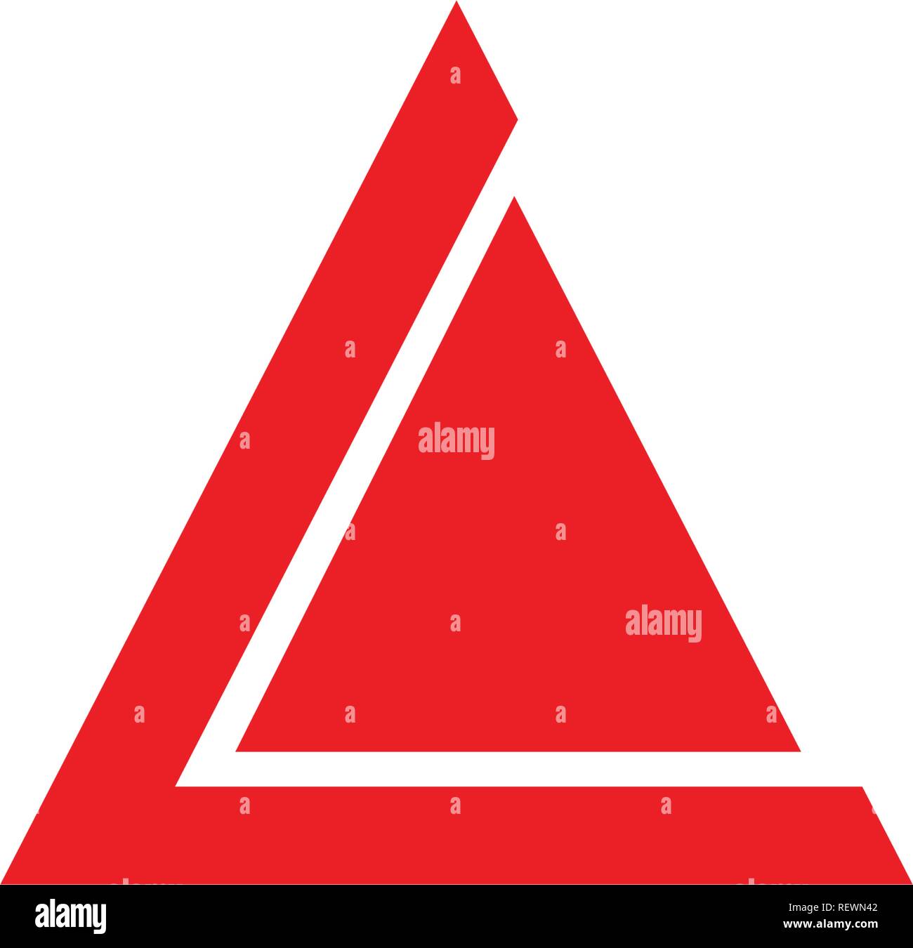 pyramid logo and symbol Business abstract design template Stock Vector ...