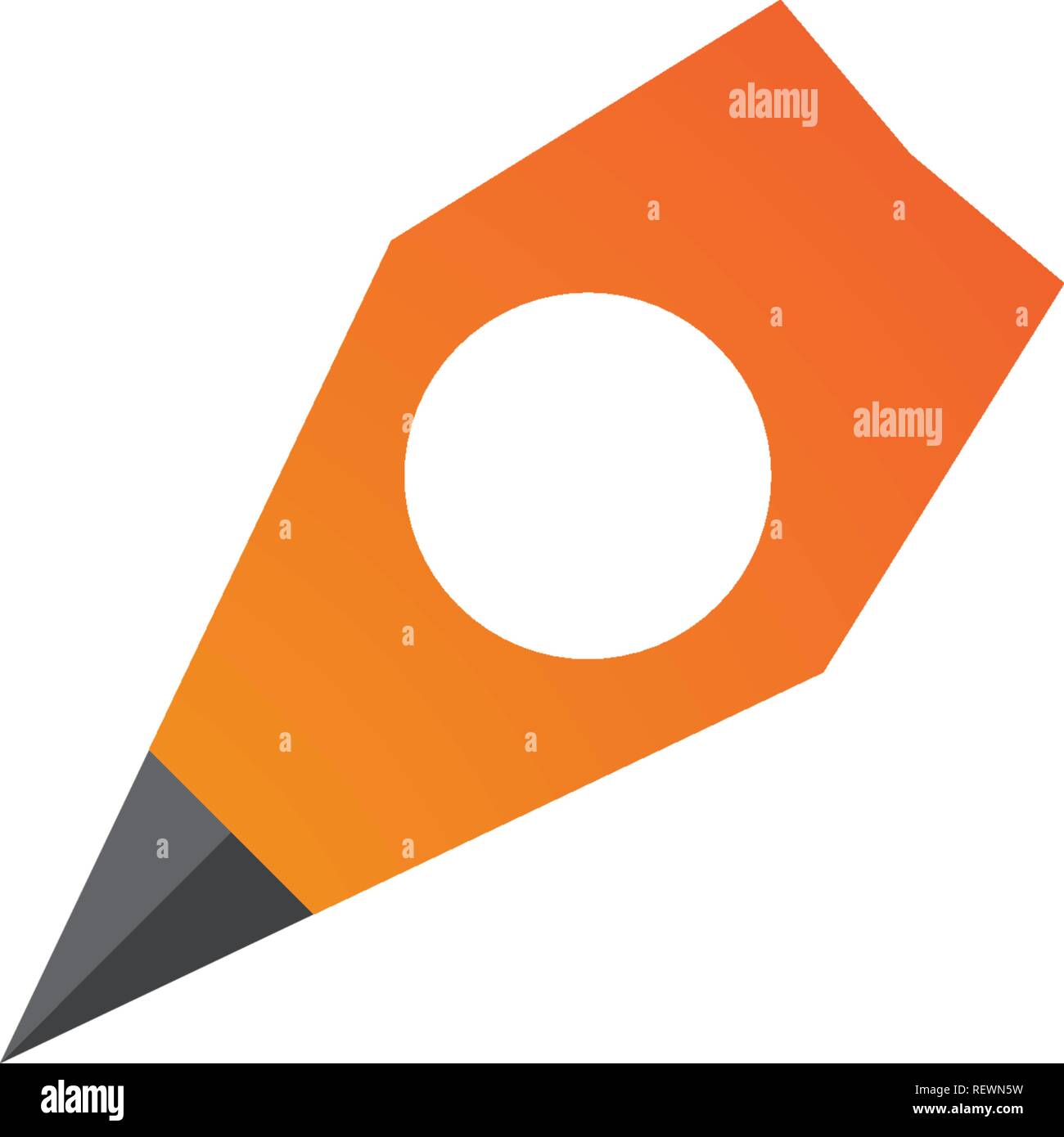 pencil write logo vector Stock Vector Image & Art - Alamy