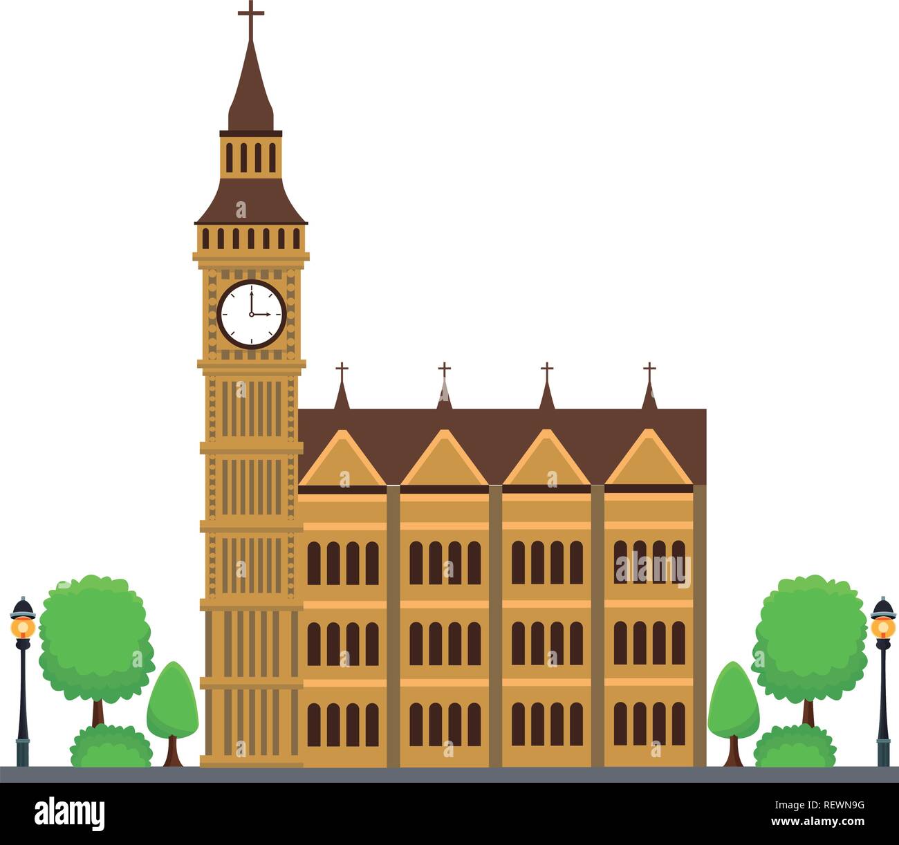 big ben tower icon Stock Vector Image & Art - Alamy