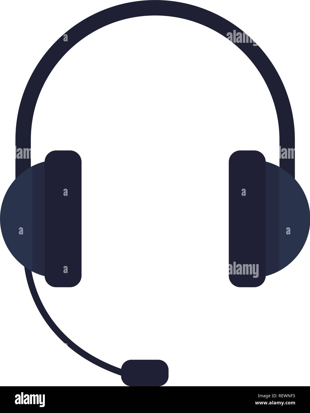 headphone with microphone icon Stock Vector Image & Art - Alamy