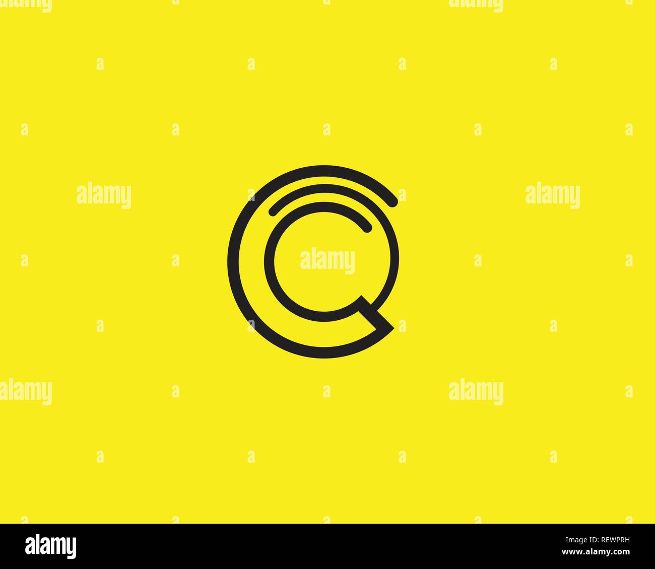 C circle logo and symbols Vector Stock Vector Image & Art - Alamy