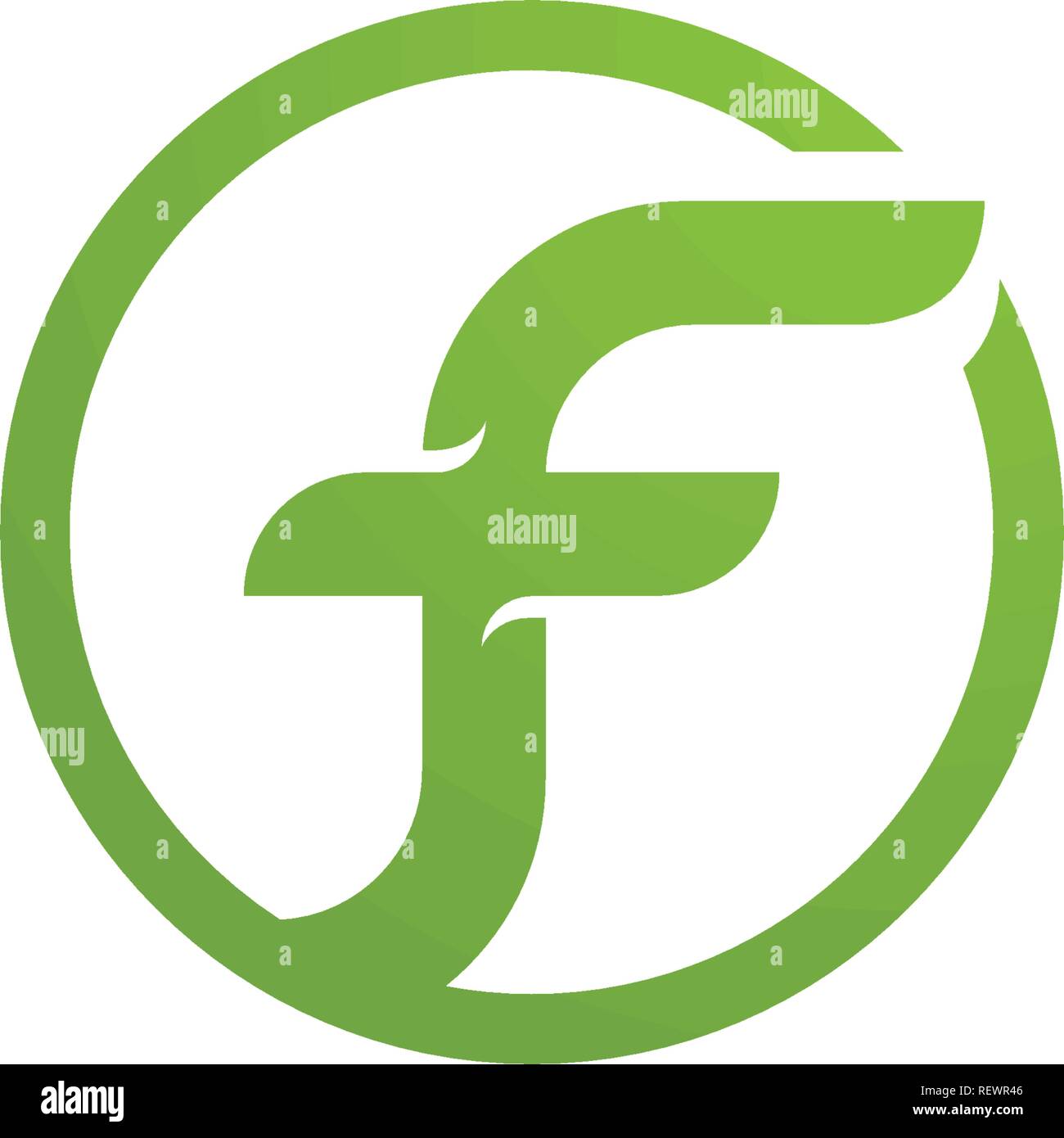 F logo letter template vector Stock Vector Image & Art - Alamy