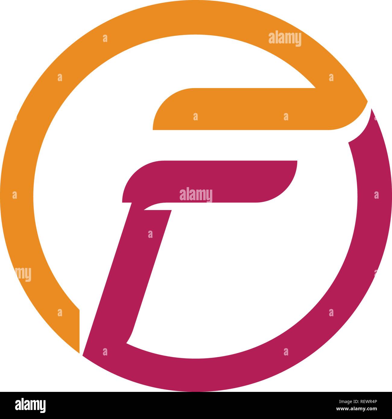 F logo letter template vector Stock Vector Image & Art - Alamy