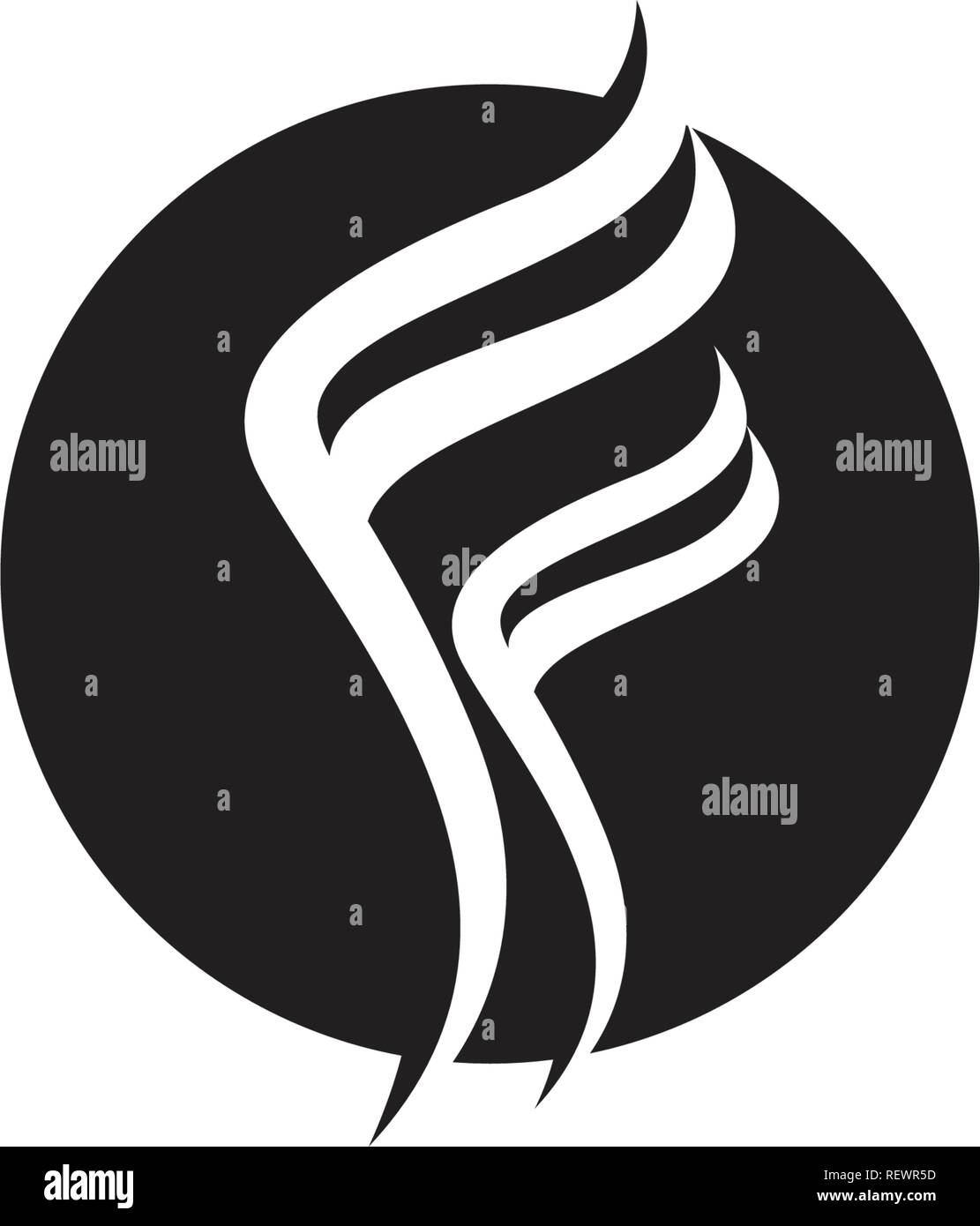 F logo letter template vector Stock Vector Image & Art - Alamy