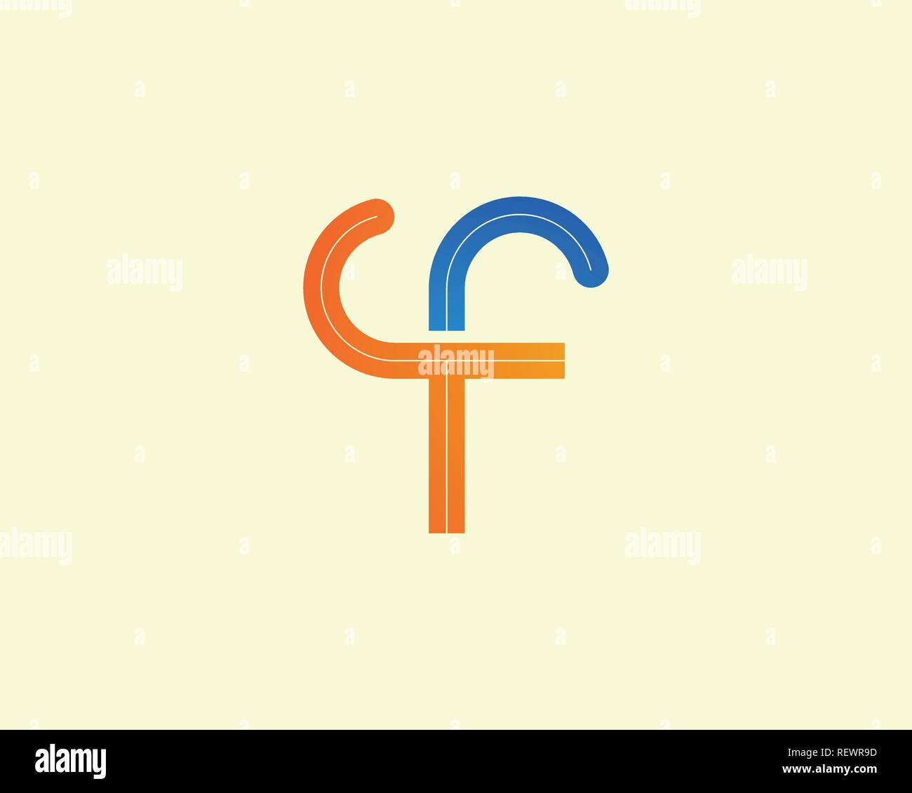 F logo letter template vector Stock Vector Image & Art - Alamy