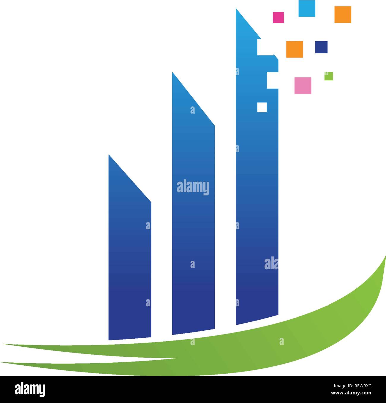 finance logo and symbols vector concept illustration Stock Vector Image ...