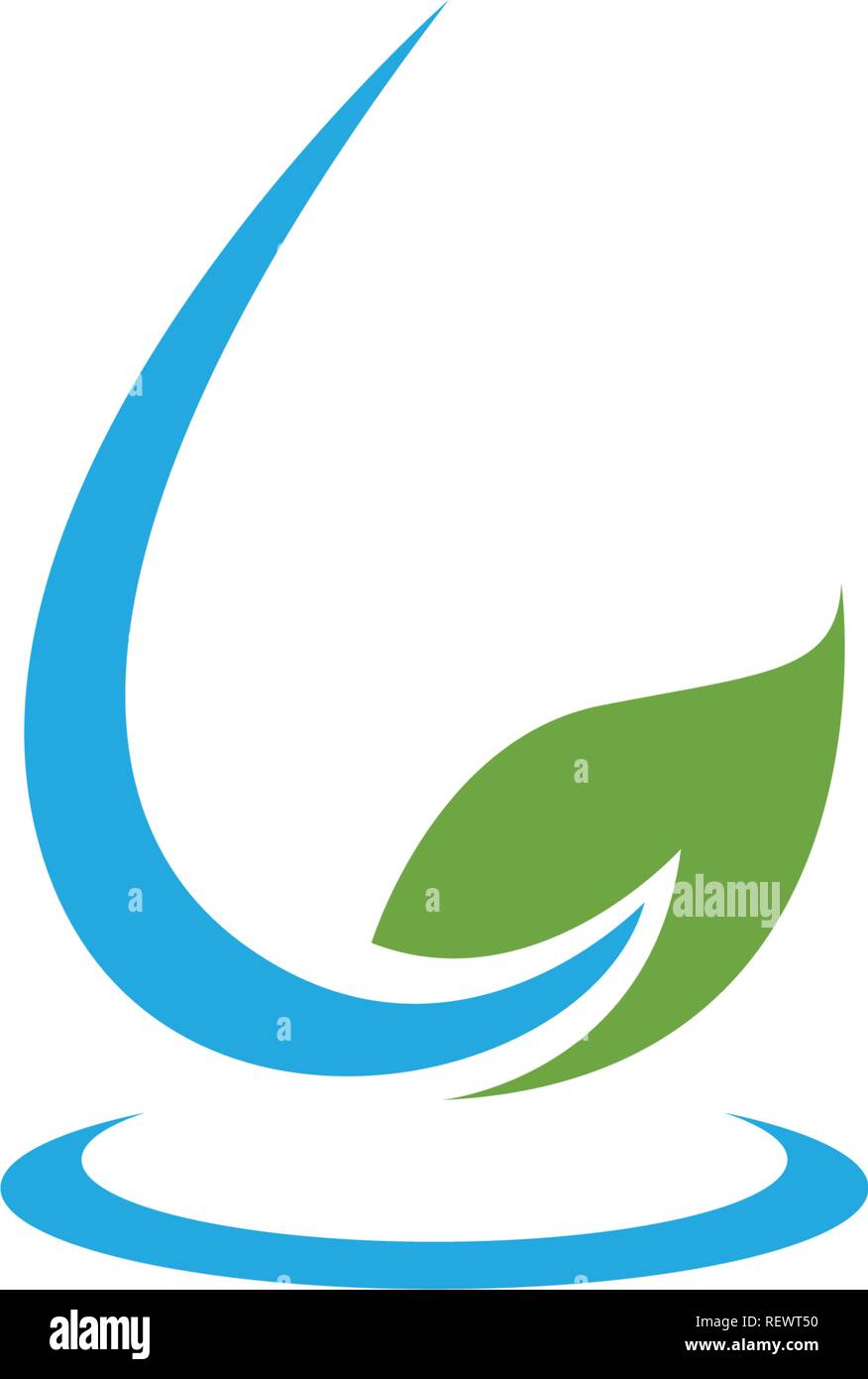 Water drops nature logo and symbols template icons app Stock Vector ...