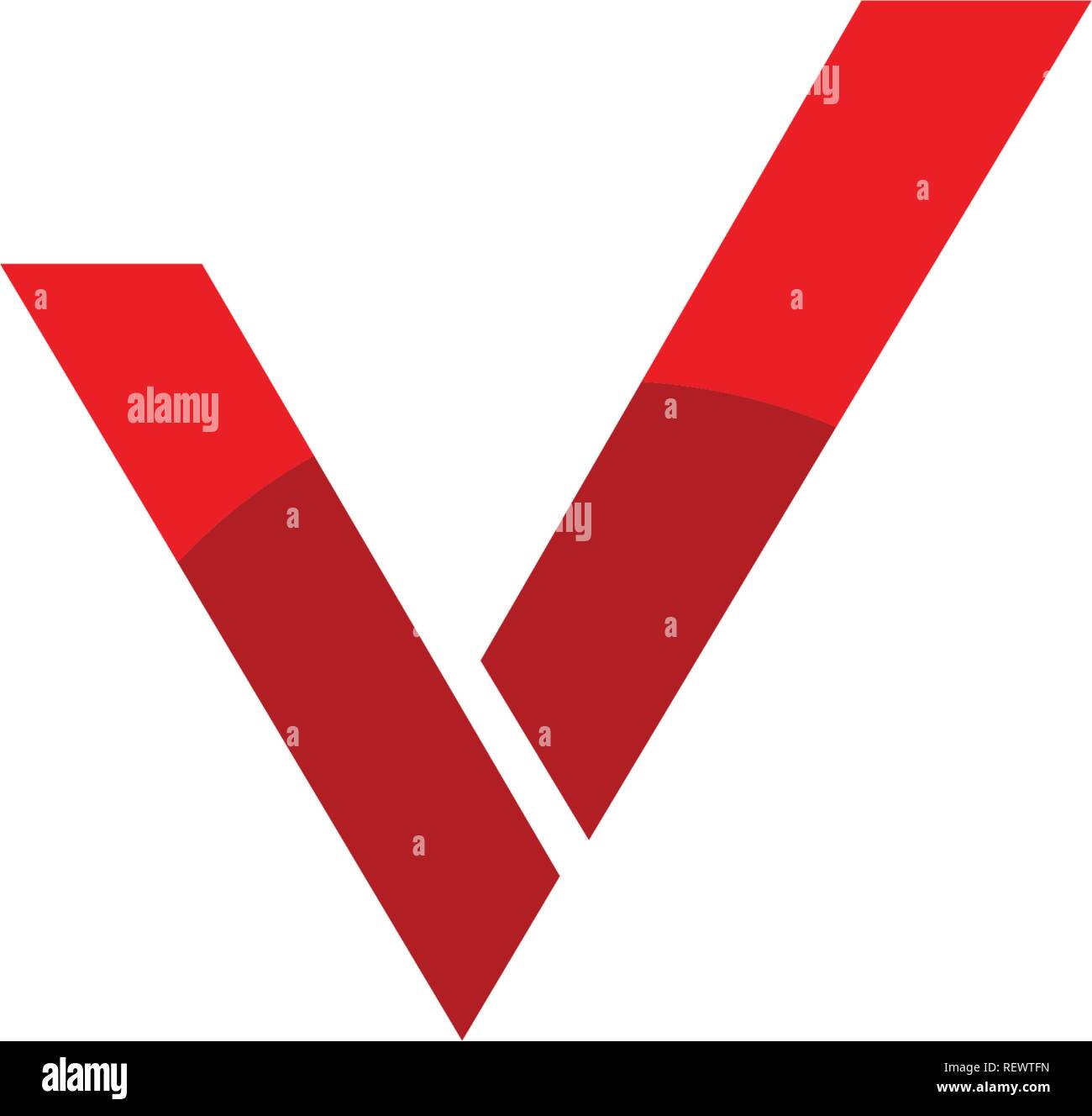 V logo business logo and symbols template Stock Vector Image & Art - Alamy