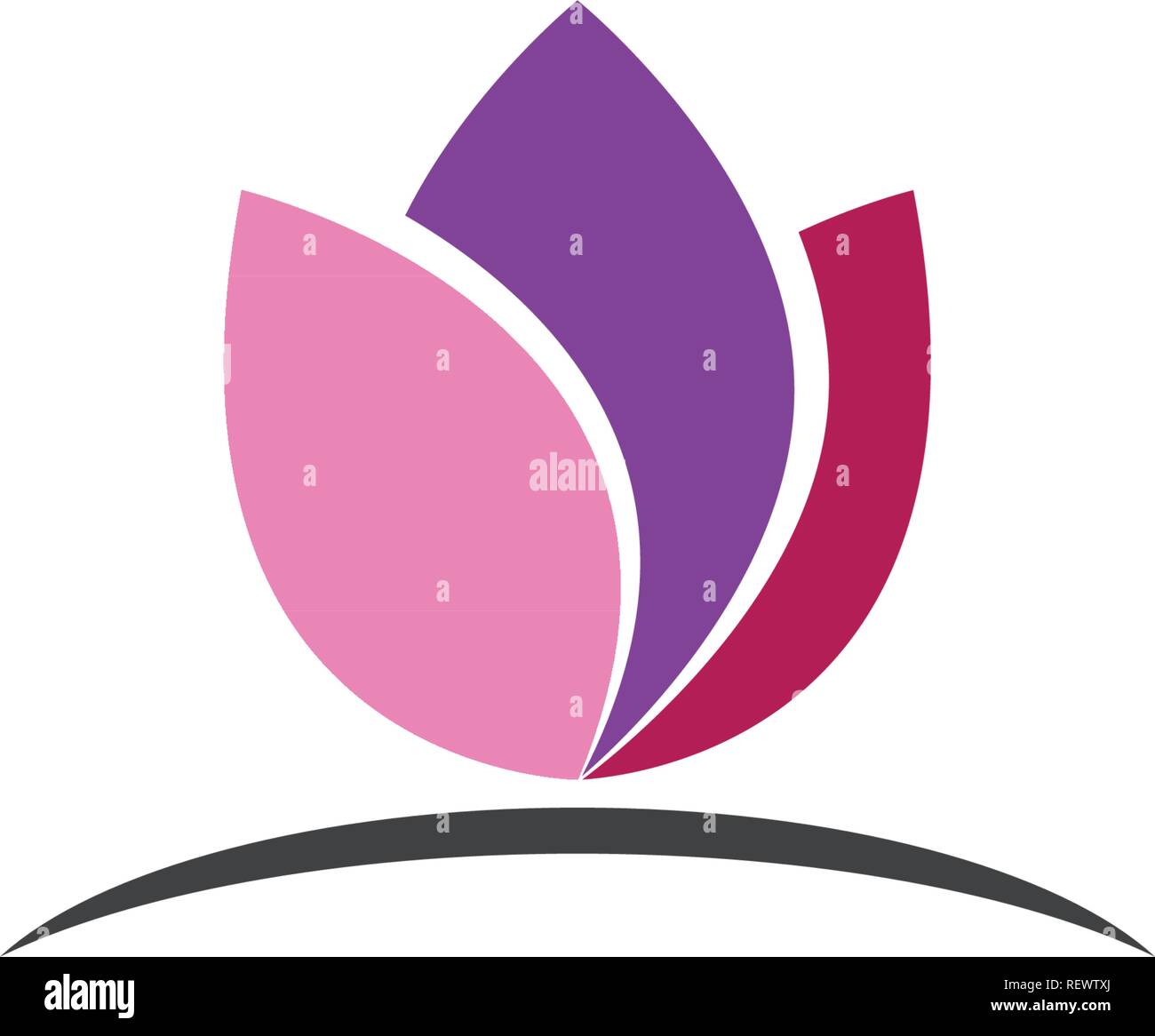 Lotus flower logo and symbol vector Stock Vector Image & Art - Alamy