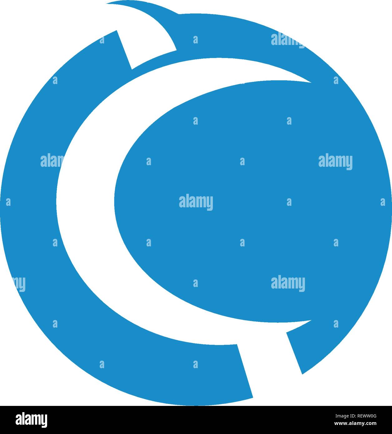 C circle logo vector Stock Vector Image & Art - Alamy