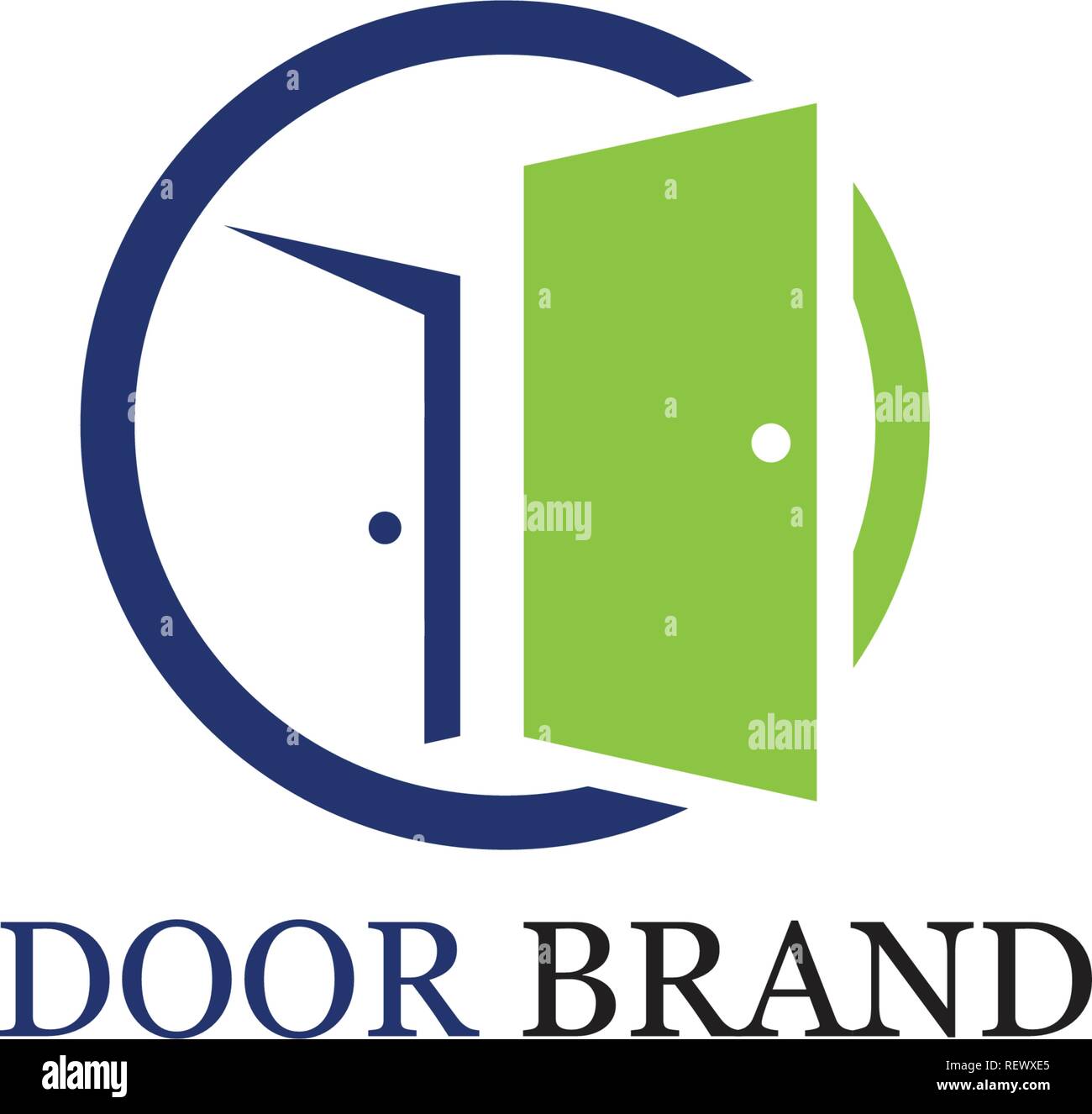 door logo vector template Stock Vector Image & Art - Alamy