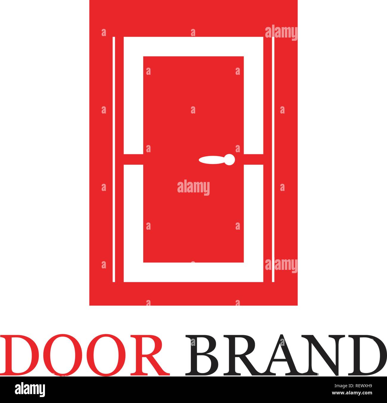 door logo vector template Stock Vector Image & Art - Alamy