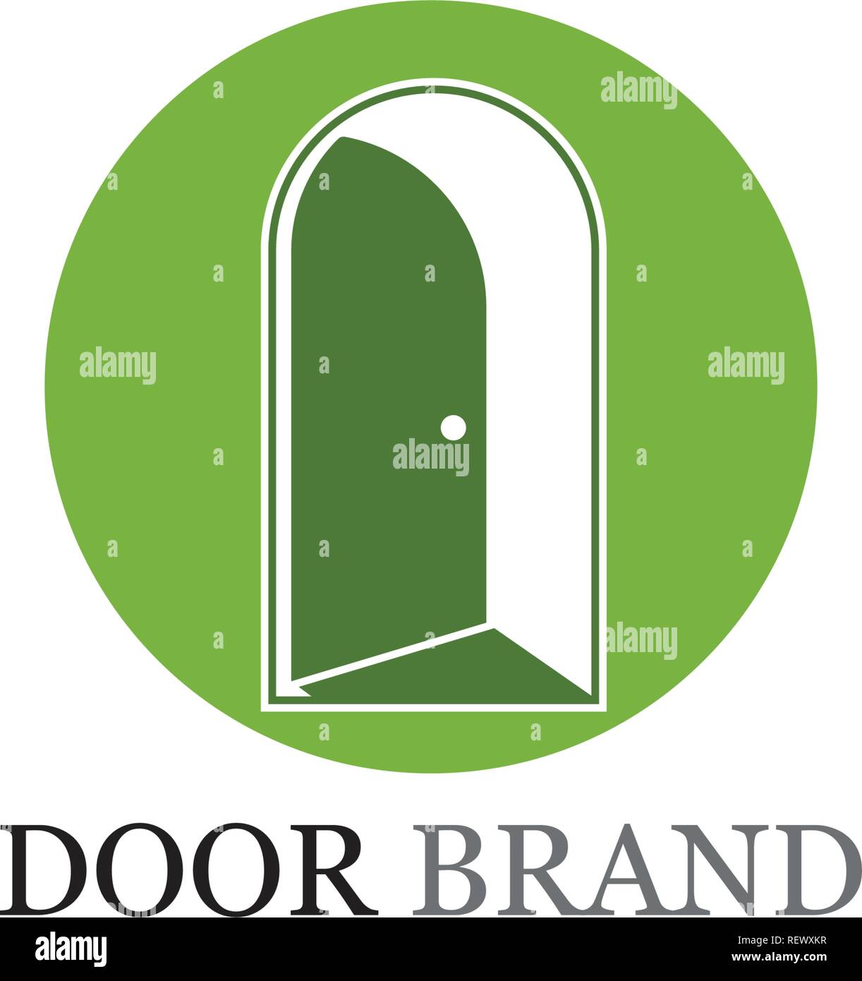 door logo vector template Stock Vector Image & Art - Alamy