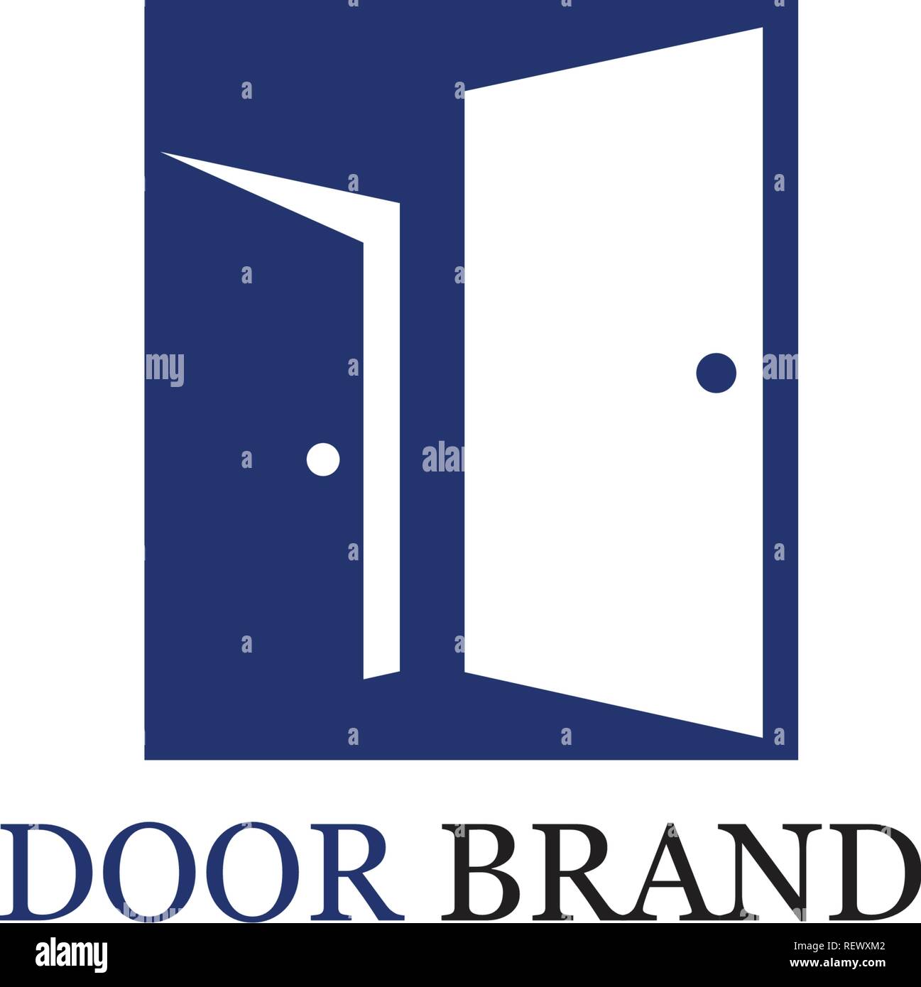 door logo vector template Stock Vector Image & Art - Alamy